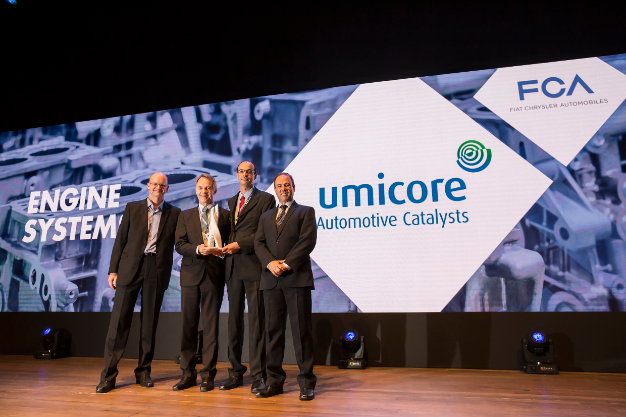 FCA awarded Umicore as best supplier for the second consecutive year ...