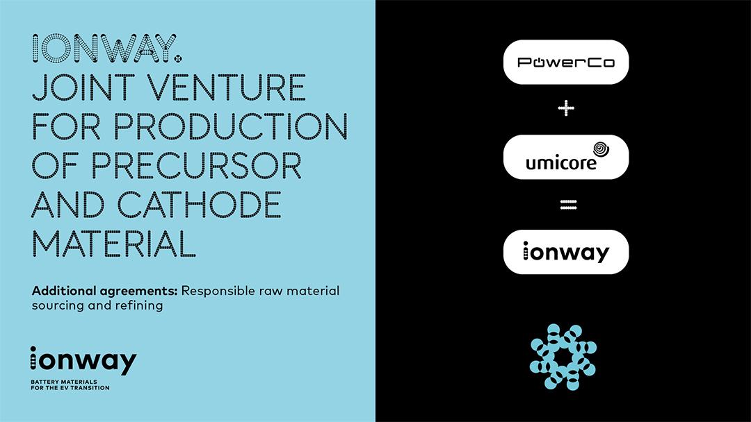Umicore and PowerCo proudly present IONWAY | Umicore