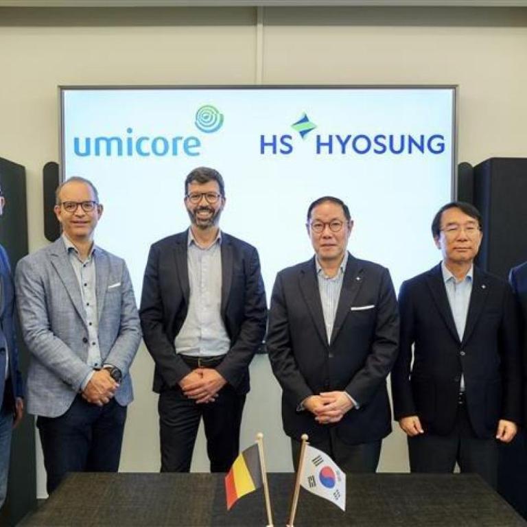 Umicore and HS Hyosung Advanced Materials partner to industrialize ...